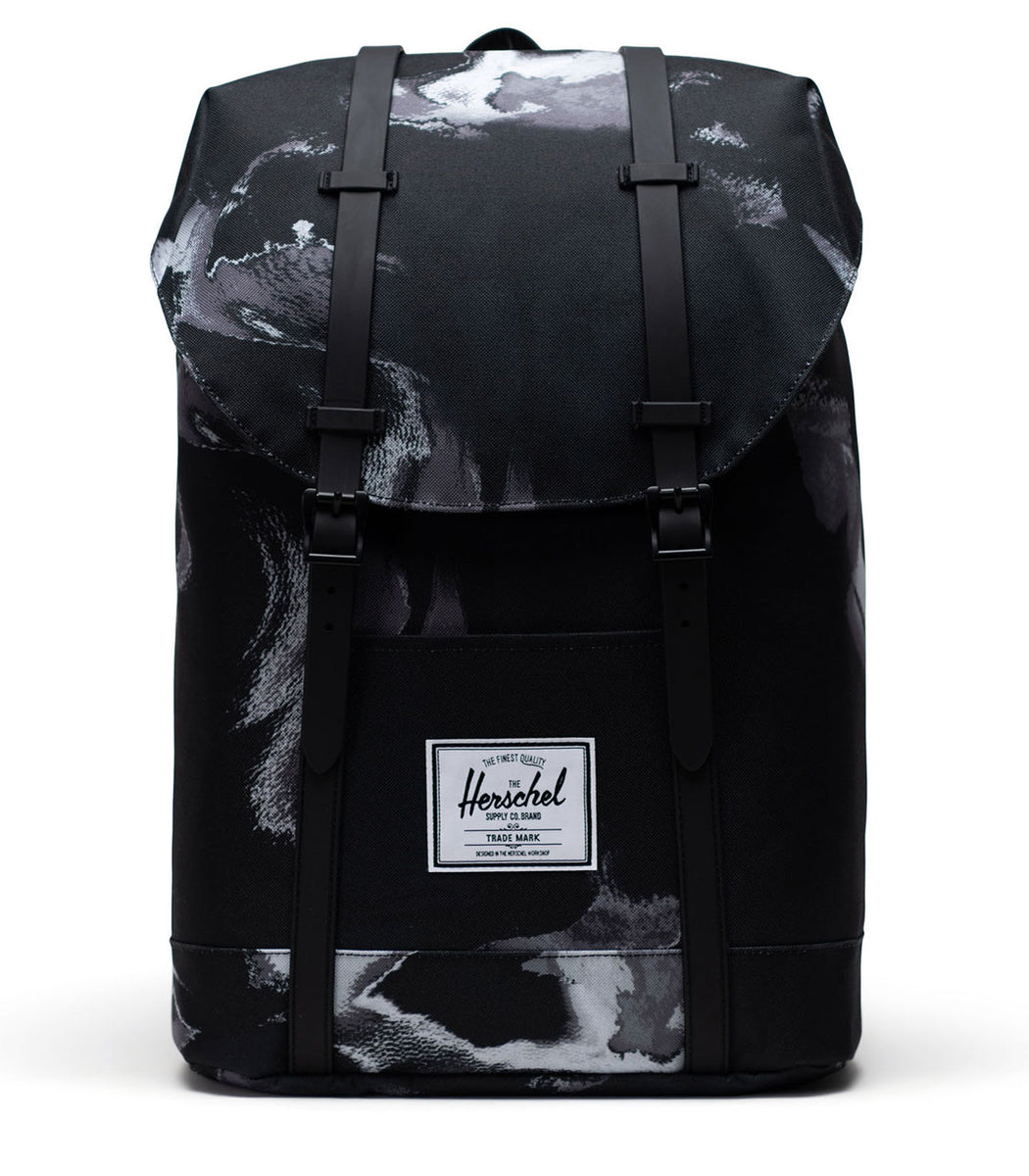 Herschel Retreat Dye Wash Black Backpack – Grind PH